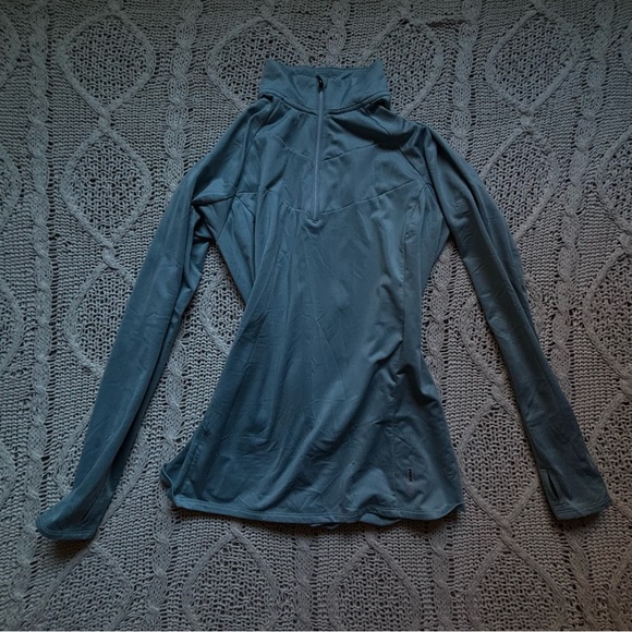 RBX | Jackets & Coats | Quarter Zip Mint Teal Track Jacket Shaping Warm ...